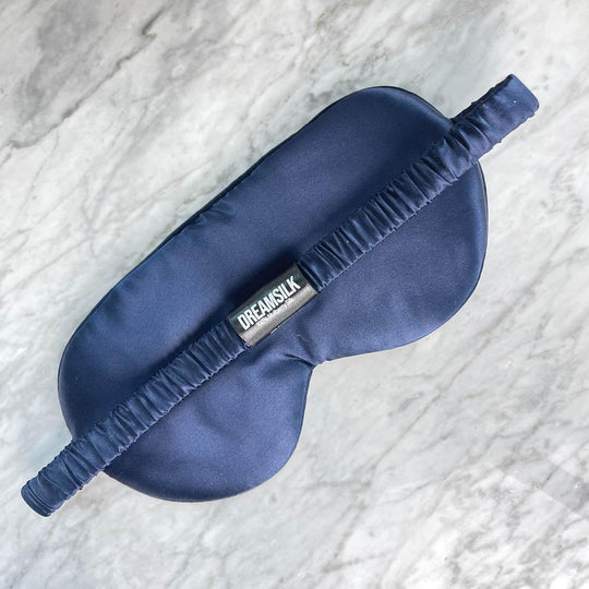 Navy Blue Silk Sleep Mask – DREAMSILK