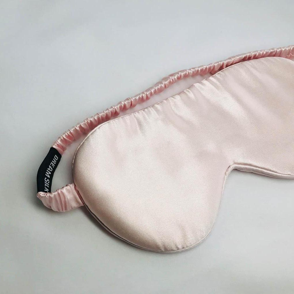 Pink Seashell Silk Sleep Mask – DREAMSILK